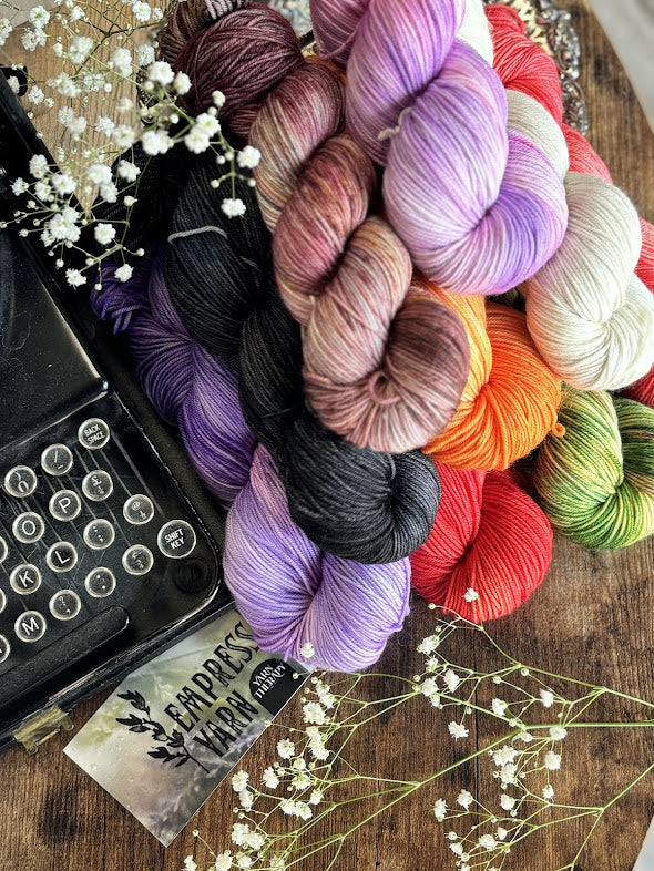80/20 Sock Yarn- Empress Yarn – Yarn Therapy Fibre Crafts